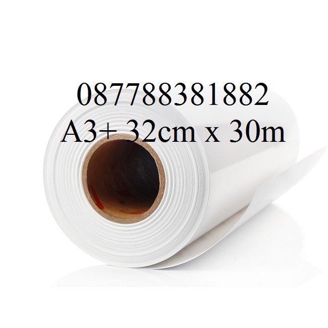 Jual Stiker Stiker Vinyl Inkjet A3+ Roll - 32Cm X 30M | Shopee Indonesia
