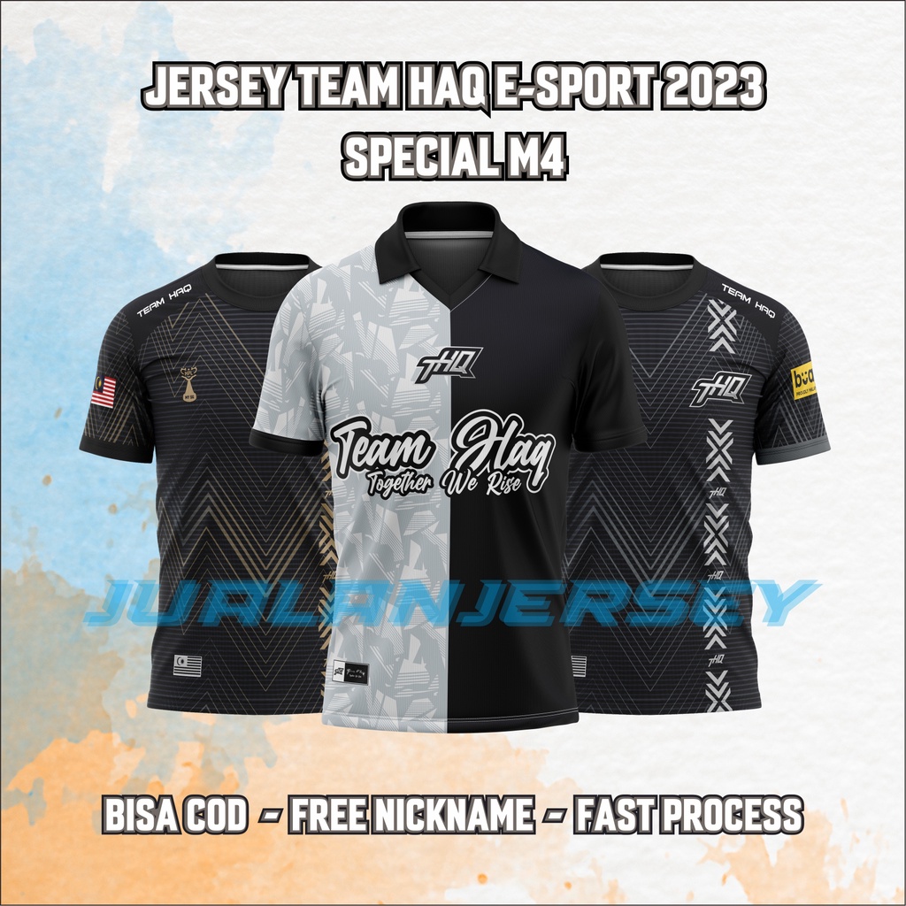 Jual JERSEY TEAM HAQ 2023 SPECIAL M4 FREE CUSTOM NICKNAME | Shopee ...