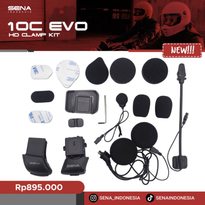 Jual Sena Clamp Kit 10C Pro 10C EVO HD Speakers | Shopee Indonesia