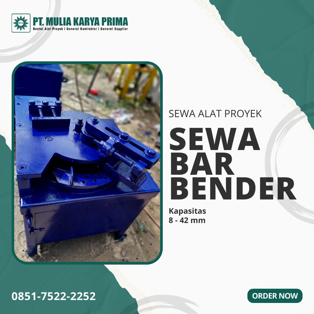 Jual Sewa/Rental Bar Bender Palembang- PT. MULIA KARYA PRIMA | Shopee ...