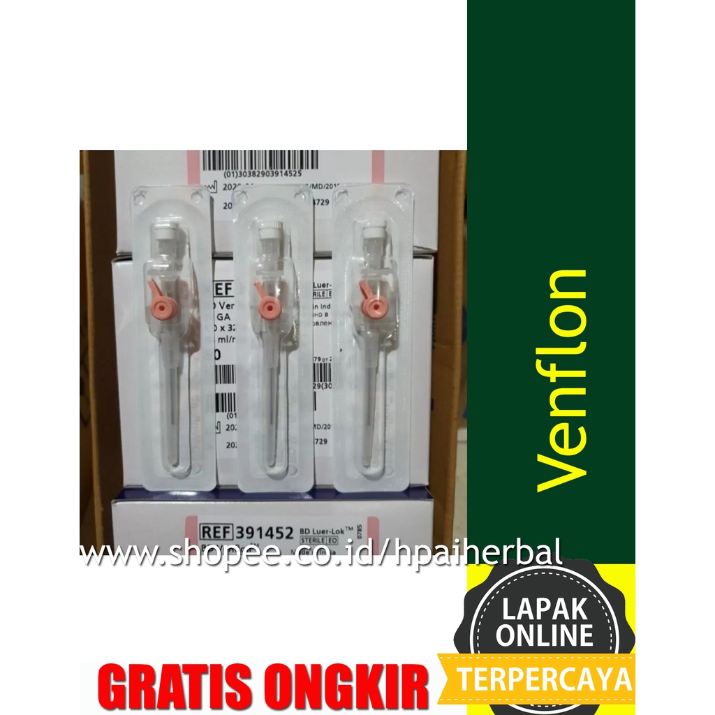Jual Venflon 22g 20 18 - Venvlon 22 20 18 | Shopee Indonesia