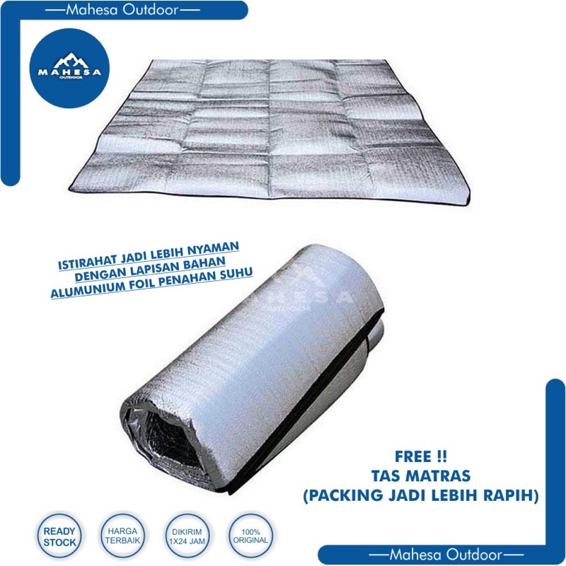 Jual matras lipat aluminium foil uk 100x200cm | Shopee Indonesia