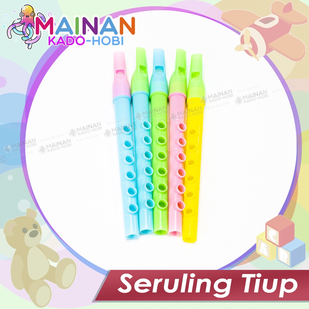Jual MAINAN TRADISIONAL EDUKASI ANAK MUSIK SERULING TIUP FLUTE TOYS ...