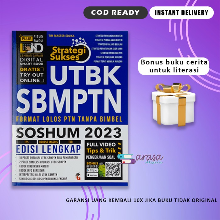 Jual BUKU UTBK SBMPTN STRATEGI SUKSES UTBK SBMPTN SOSHUM 2023 | Shopee ...