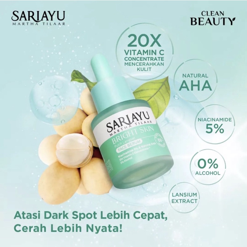 Jual Sariayu Bright Skin Putih Langsat Face Serum| 20ml | Shopee Indonesia