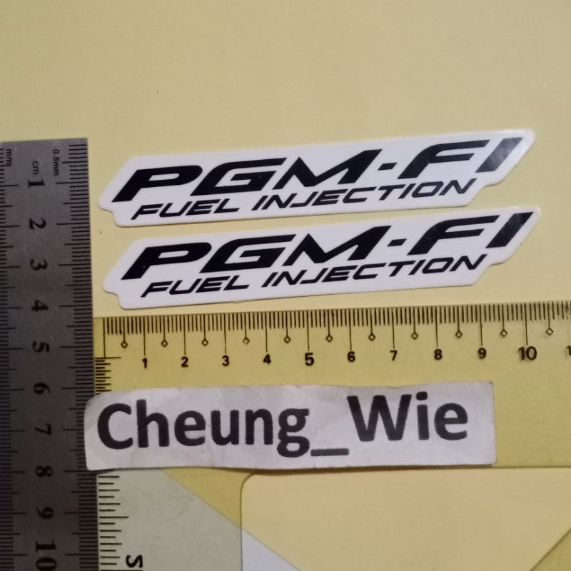 Jual Stiker PGM-F1 Fuel Injection 2bh Honda CB150R Streetfire | Shopee Indonesia