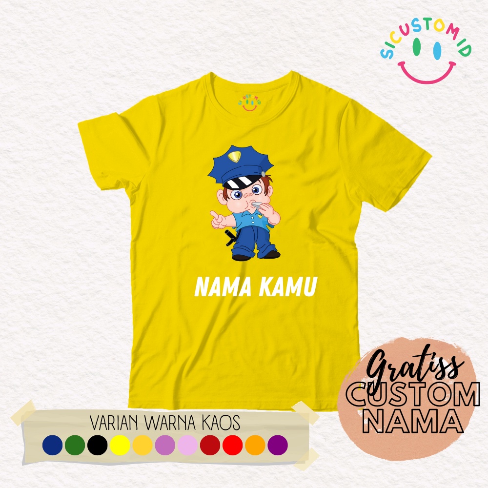 Jual BAJU KAOS ANAK POLISI CHIBY/KAOS ANAK COSTUM NAMA/KAOS ANAK LUCU ... Jual BAJU KAOS ANAK POLISI CHIBY/KAOS ANAK COSTUM NAMA/KAOS ANAK LUCU ...