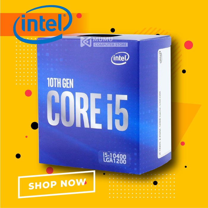Jual Processor Intel Core i5-10400 Comet Lake 12M Cache, up to 4.30 GHz | Shopee Indonesia
