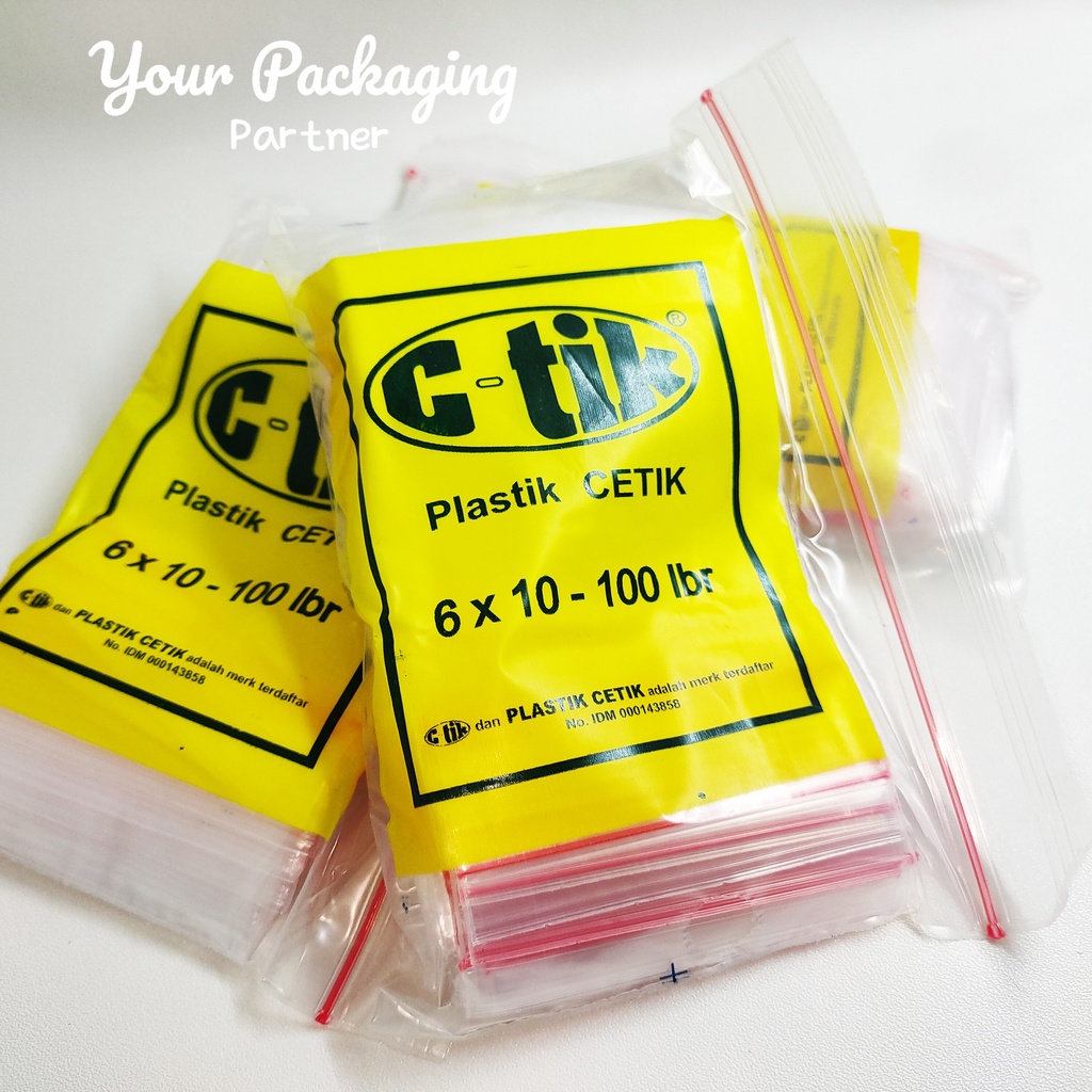Jual Plastik Klip isi 100lembar Cetik Plastik Sambal Saos Makanan Obat ...