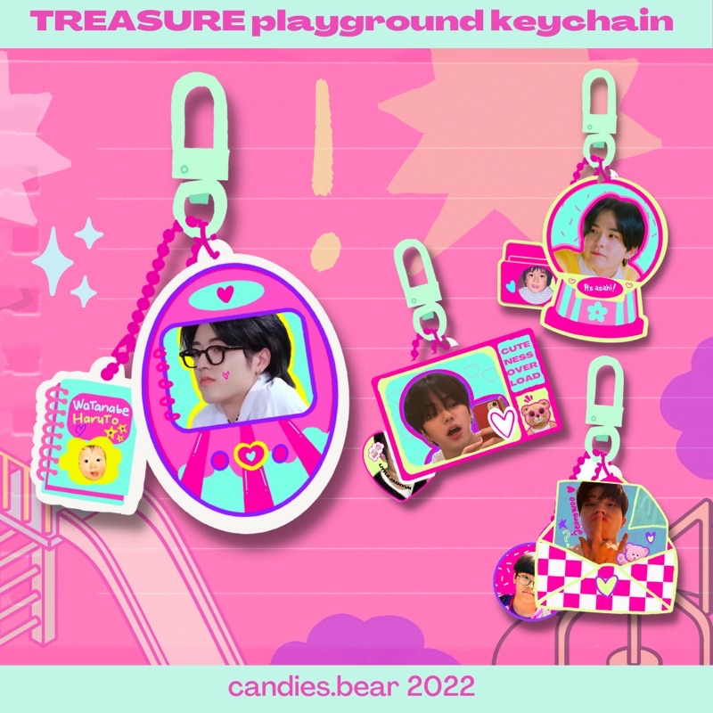 Jual [Candies Bear] TREASURE playground keychain | Shopee Indonesia