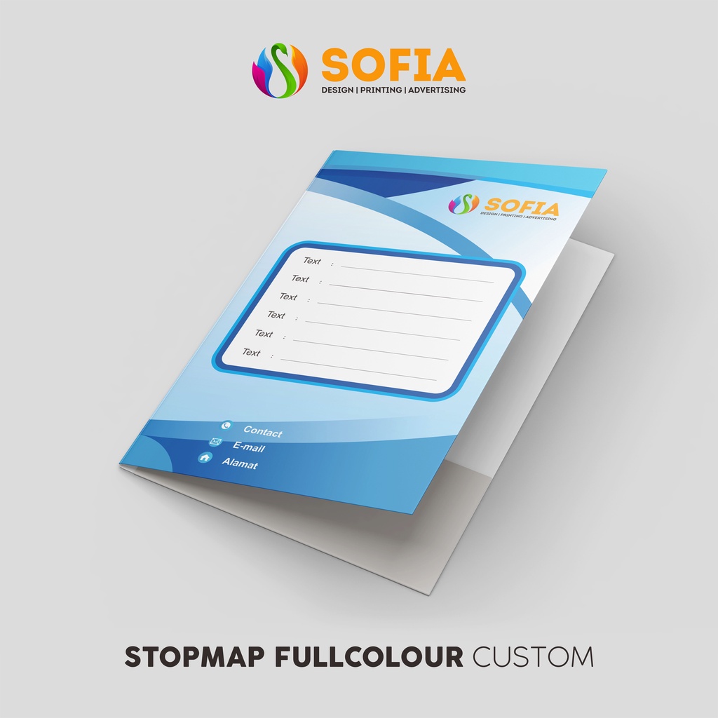 Jual Map Folder Custom (STOPMAP) F4, Full Colour | Shopee Indonesia