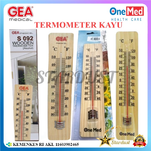Jual Termometer Ruangan Kayu - Termometer Kayu GEA Mesin Tetas MTTU / RMT - Termometer Ruang ...