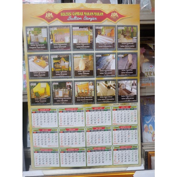 Jual kalender 2023+tahun hijriah (beli 10 bonus1) ber gambar abah guru ...