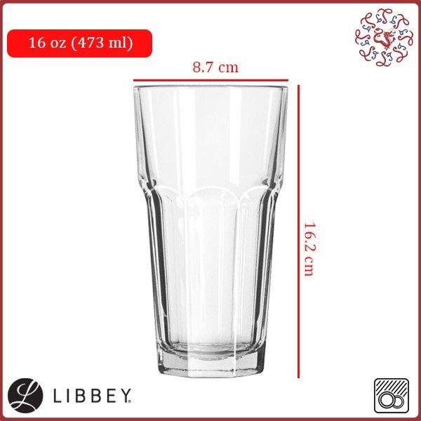 Jual LIBBEY Soft Drink / Ice Tea Glass / Gelas Es Teh 16 Oz (473 ml) #15256 | Shopee Indonesia