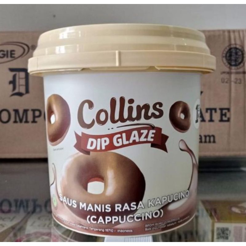 Jual Glaze Collins / DIP Glaze / Toping Glaze 250gr repack plastik ...
