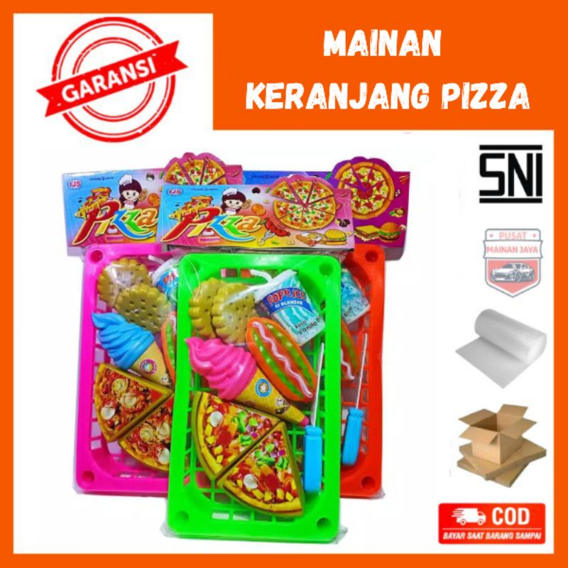 Jual Mainan Pizza Anak Perempuan Pizza Potong Set Lengkap B630 | Shopee ...