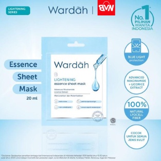 Jual Wardah Lightening Essence Sheet Mask 20 ml | Shopee Indonesia