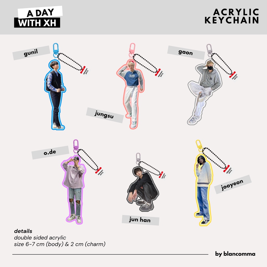 Jual Xdinary Heroes Acrylic Keychain [A Day with XH] | Shopee Indonesia