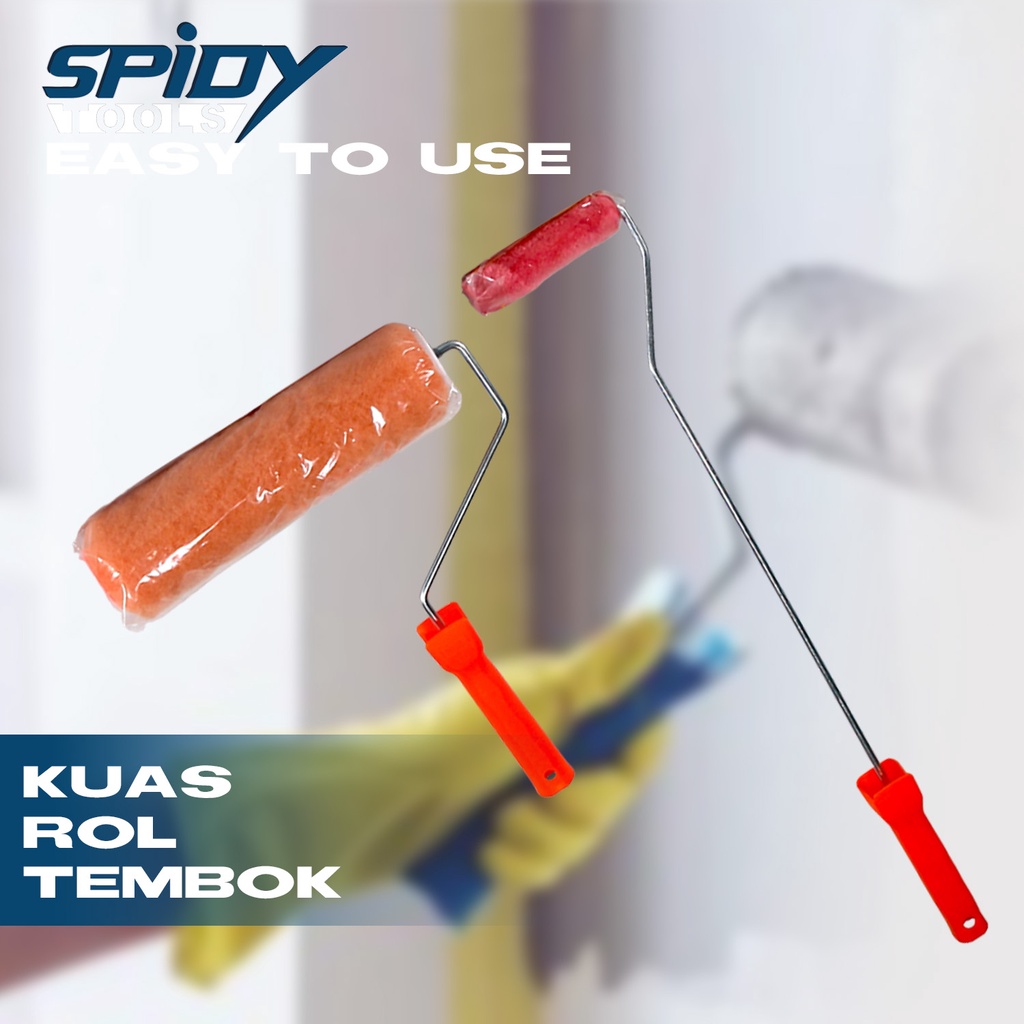 Jual Kuas Rol Cat Tembok 9 inch 4 inch Panjang Anti Rontok Paint Roller ...