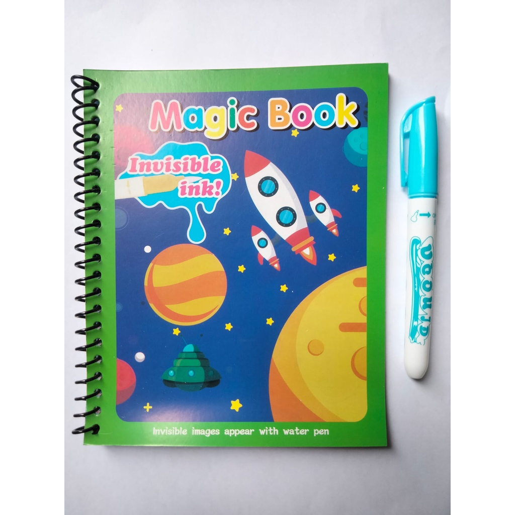 Jual Gannise Magic Water Drawing Painting Book Buku Gambar Mewarnai ...