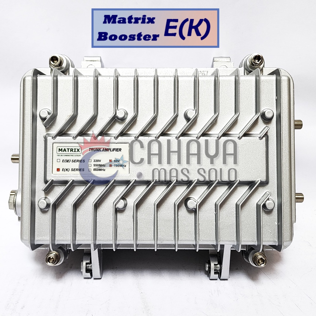 Jual Booster Matrix E(K) E(F) Outdoor EK EF 30 60 90V Boster Kabel TV ...