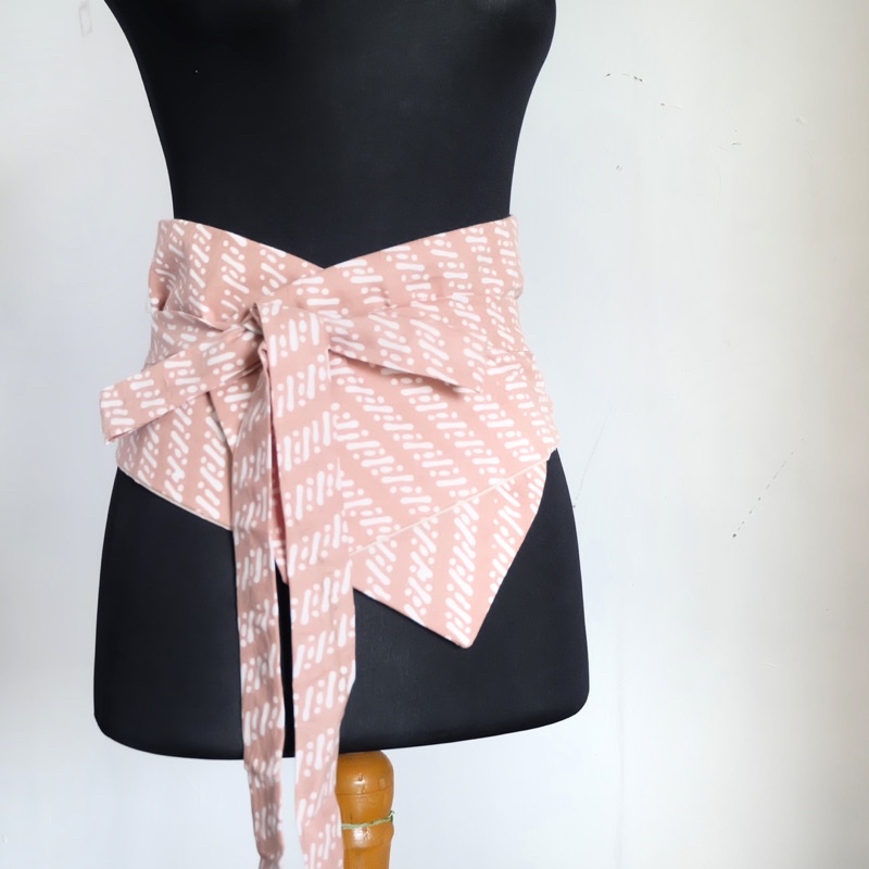 Jual Obi Belt Sabuk Batik Cream | Shopee Indonesia