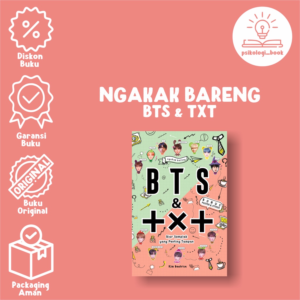 Jual NGAKAK BARENG BTS & TXT: Biar Somplak Yang Penting Tampan - Kim ...