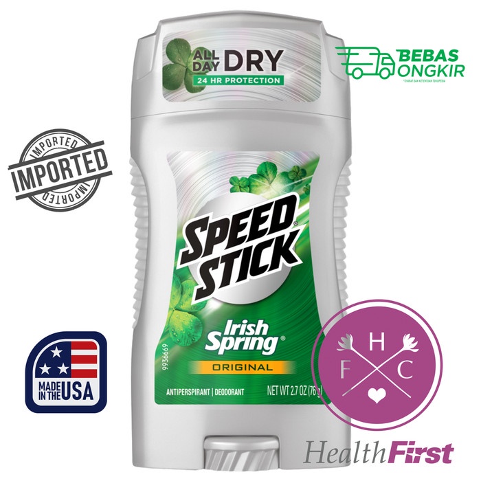 Jual SPEED STICK IRISH SPRING ANTIPERSPIRANT DEODORANT 76 G | Shopee ...