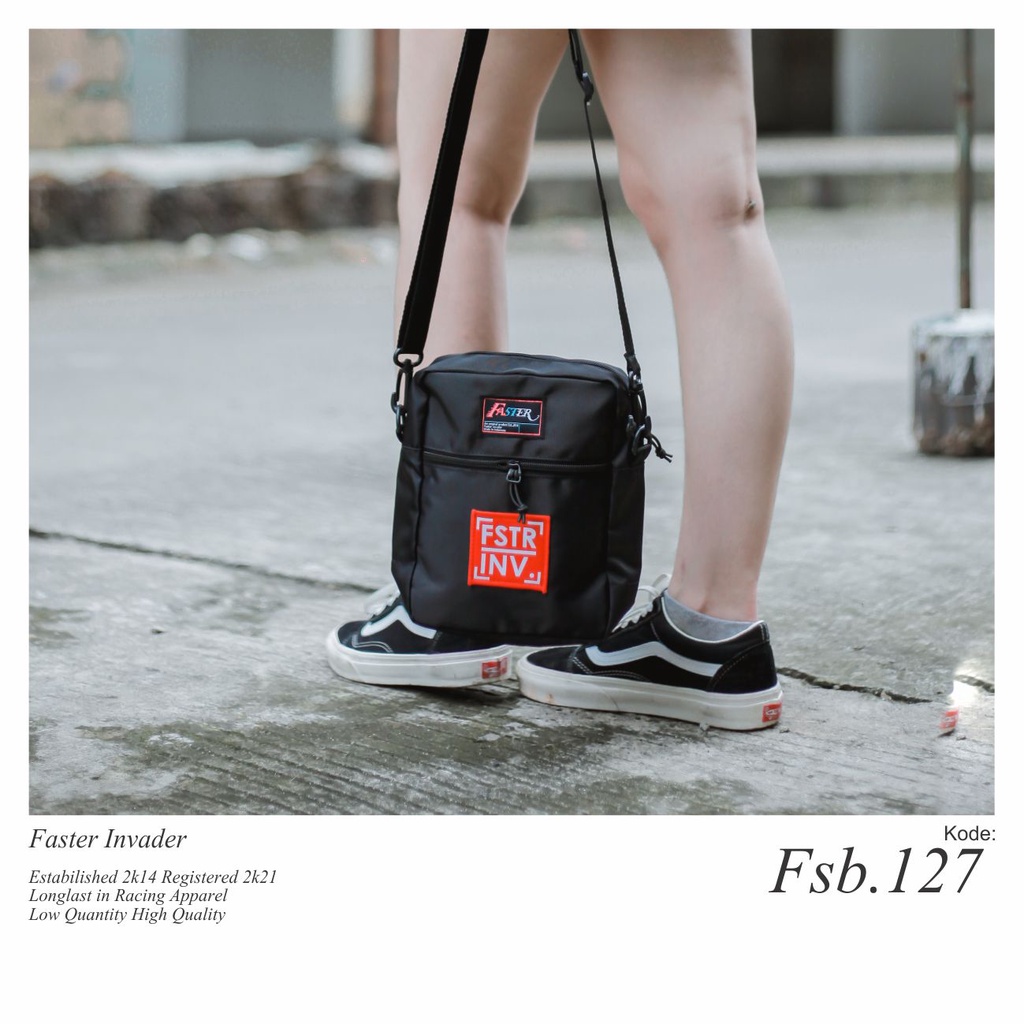 Jual Slingbag faster invader fsb.127 hitam | Shopee Indonesia