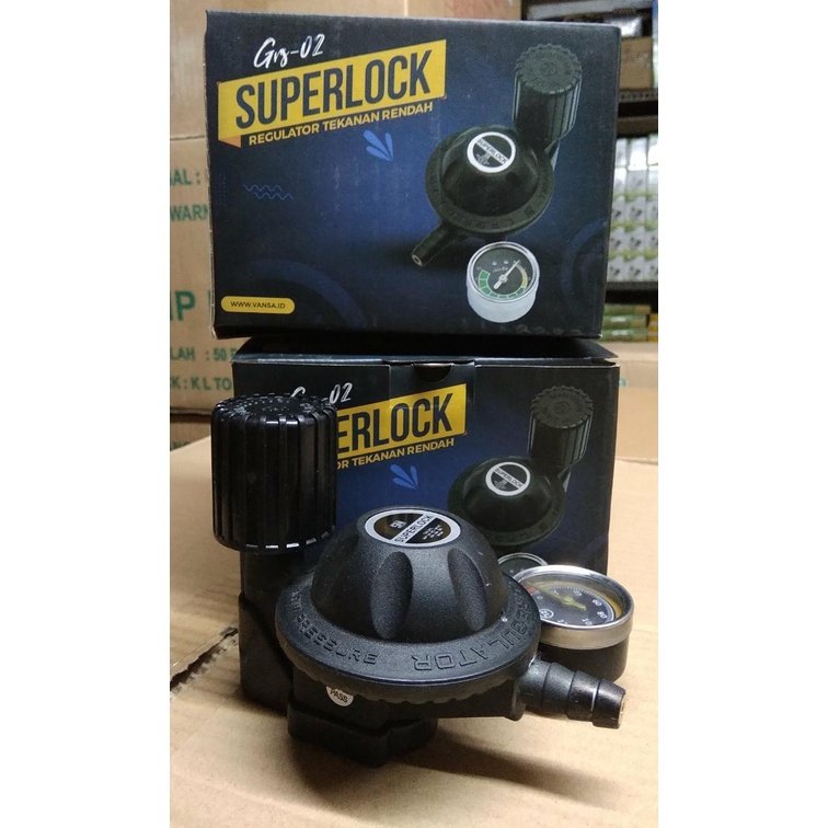 Jual Regulator Gascomp Superlock GRS-02 regulator kunci putar | Shopee ...