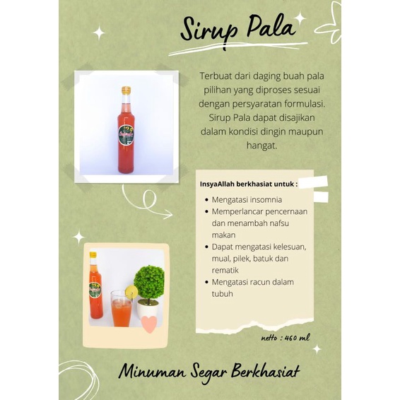 Jual Suplemen Kesehatan Mengatasi Insomnia Sirup Pala 460ml Free ...