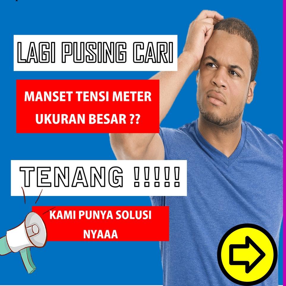 Jual Paling Laris [Free Ongkir] MANSET TENSIMETER OMRON LARGE ORIGINAL ...