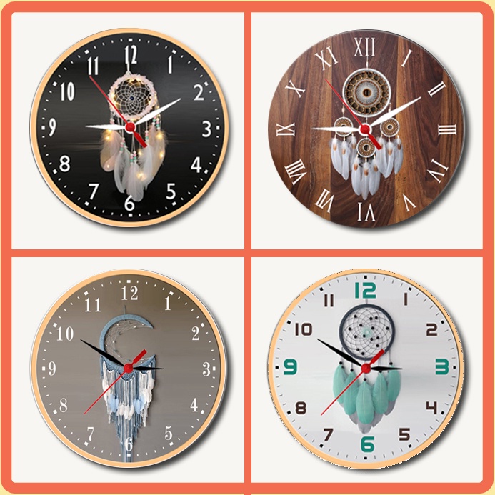 Jual Jam dinding Ruang Tamu Kamar Rumah Modern Tema Macrame | Shopee ...