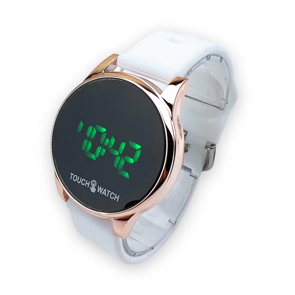 Jual [DGS] COD Jam Tangan Pria Cowok Digital Led Rubber Touch Watch ...