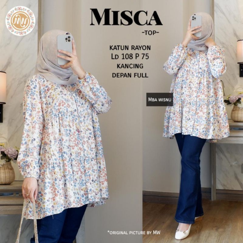 Jual MISCA TOP BY MBA WISNU / TUNIK VISCOSE | Shopee Indonesia