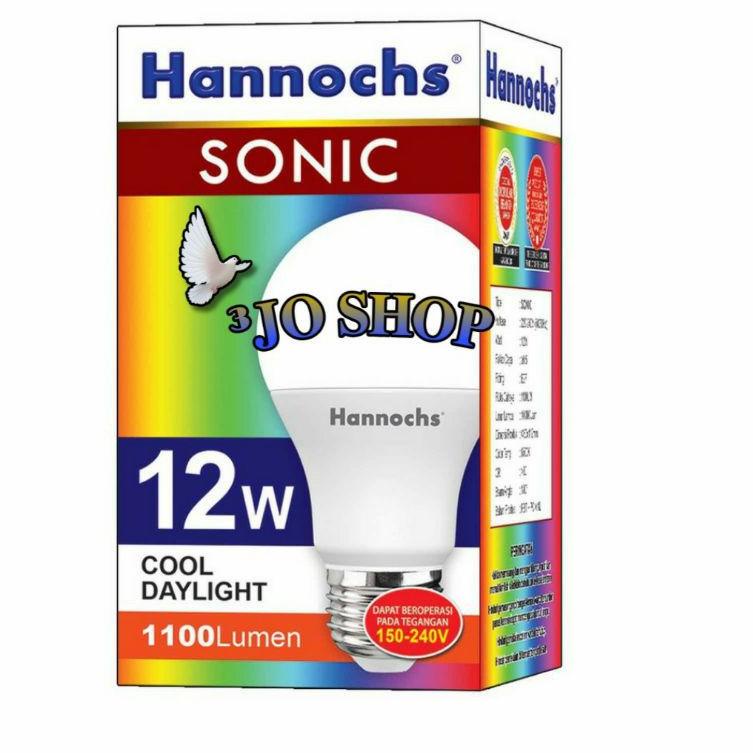 Jual KODE-DB26 Bohlam Lampu Led hannochs Sonic 12 watt Cahaya Putih ...