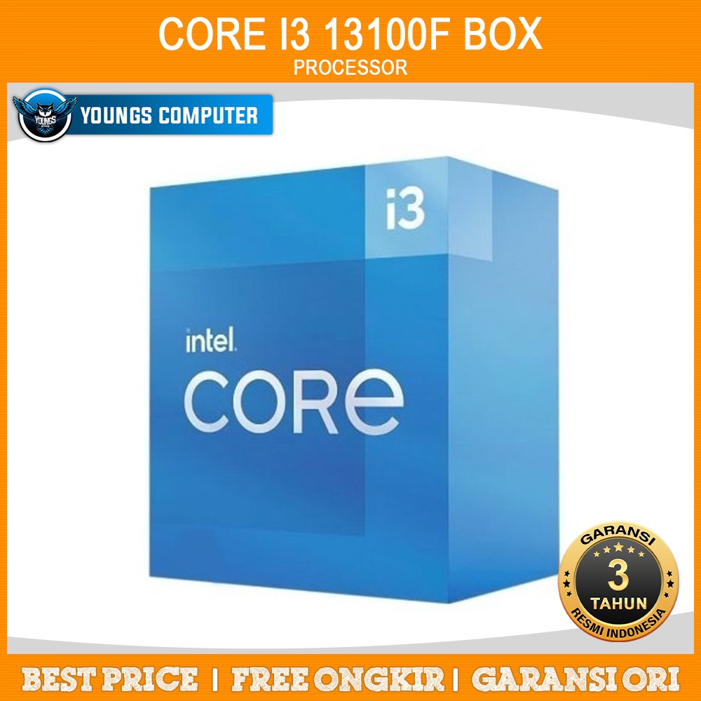 Jual PROCESSOR INTEL Core i3 13100F Box 3.60GHz Raptor Lake Socket ...