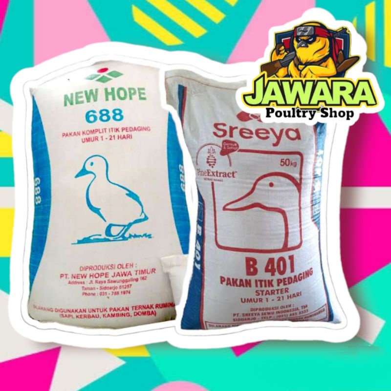 Jual Pur Bebek New Hope 688 Sreeya B401 Murah 1Kg | Shopee Indonesia