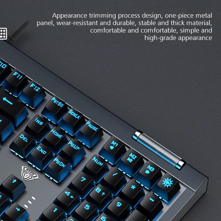 Jual Baru Keyboard Gaming Multimedia Mechanical AULA F3030 GREEN ...