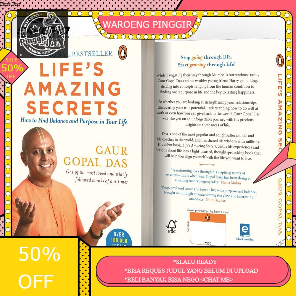 Jual Buku Life's Amazing Secret -Gaur Gopal Das | Shopee Indonesia