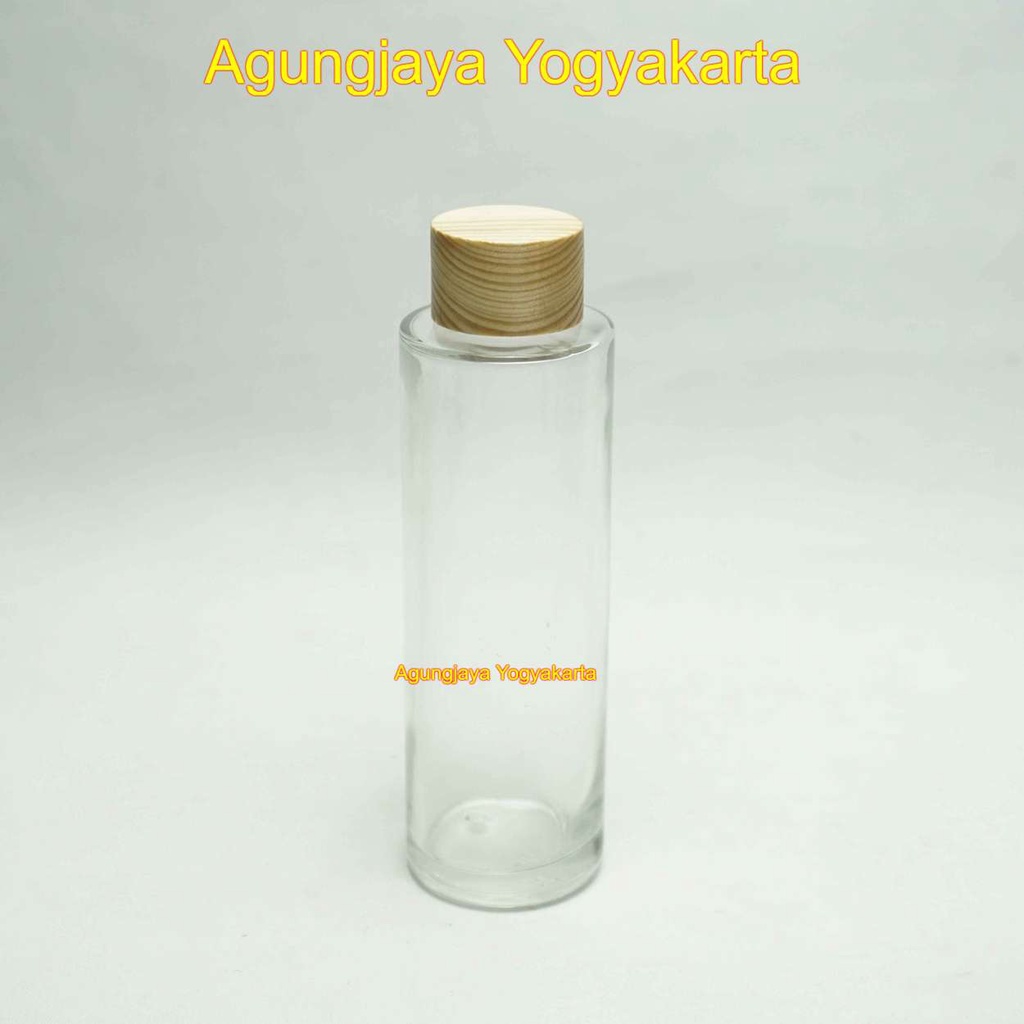 Jual Botol Kaca Serum 100 ml Cilinder Clear Original Ulir / Botol Kaca ...