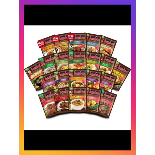 Jual Bamboe Bumbu Instan Ayam Goreng Kalasan Empal Gule Kuah Bakso ...