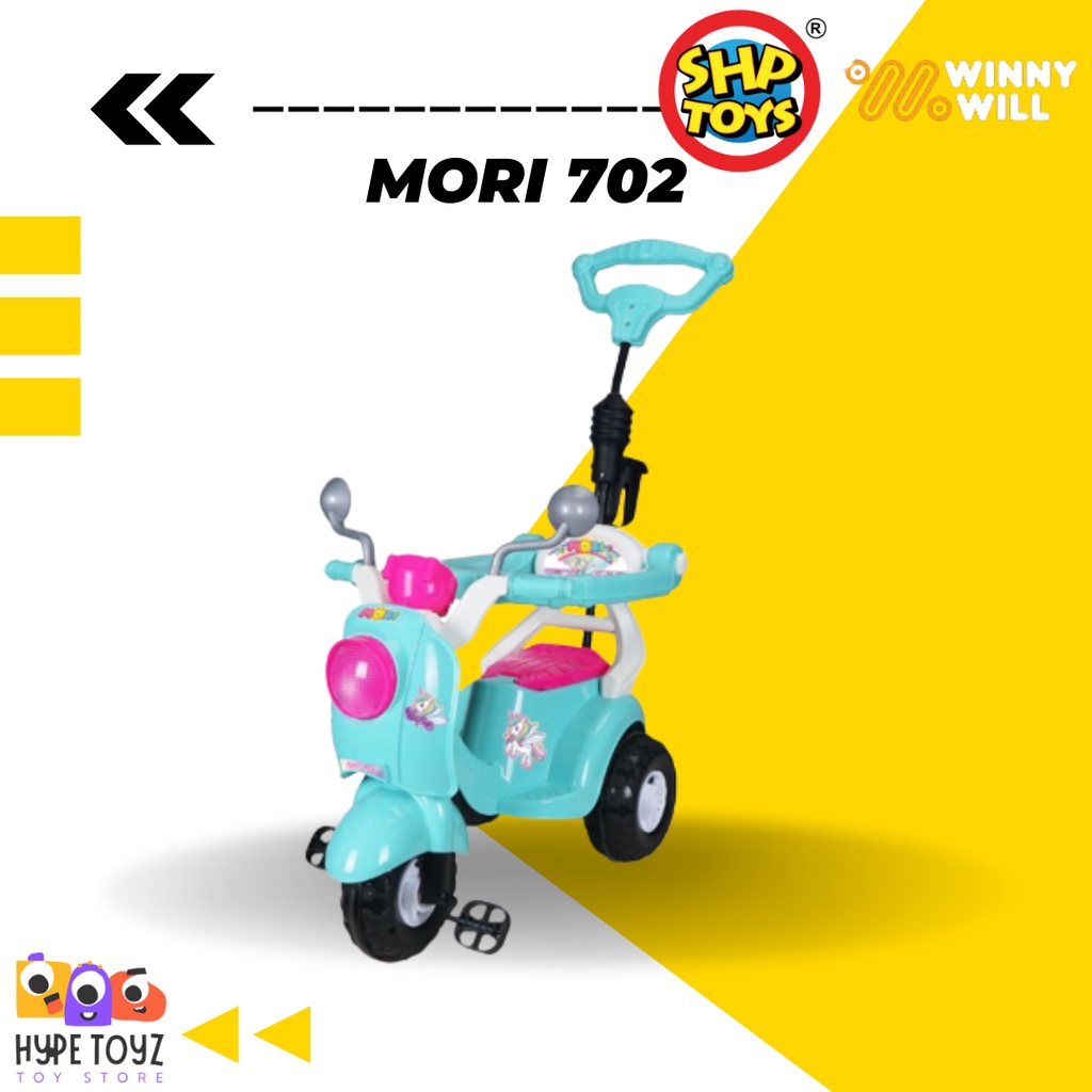 Jual Mainan Motoran anak Skuter Roda Tiga MORI SHP 702 MAENAN MURAH ...