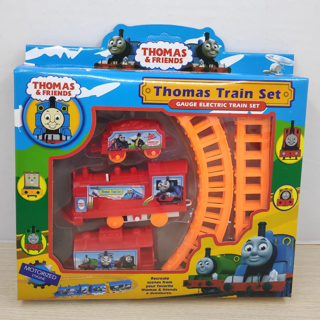 Jual Mainan Kereta Api Thomas Track Set Train Playset Track Kereta ...