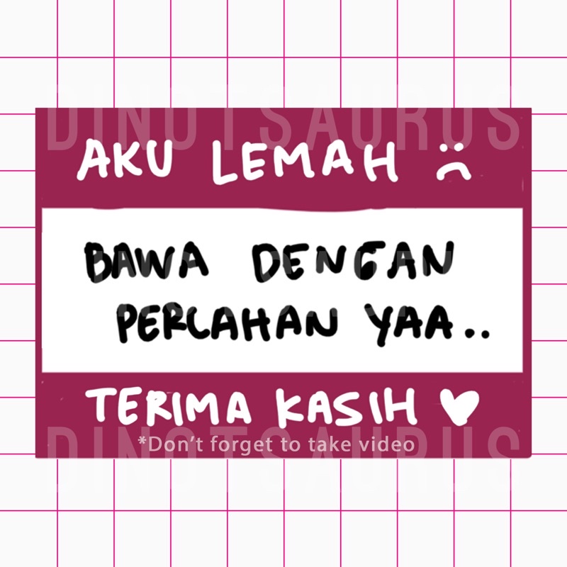 Jual Sticker Fragile Pecah Belah Anti Air Laminasi Glossy Lucu Colorful ...