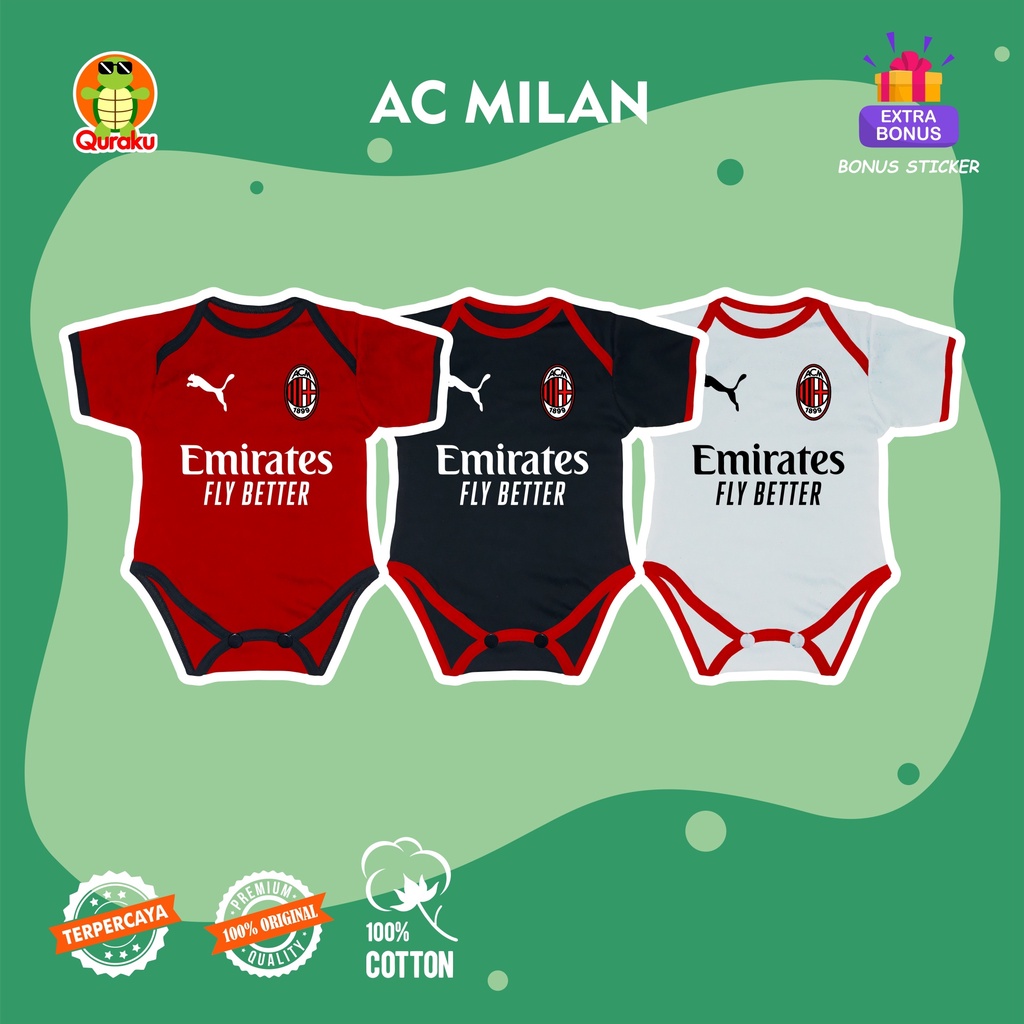 Jual Baju Bayi Bodysuit Jumper Bayi Jumpsuit Motif Sepakbola Serie A ...