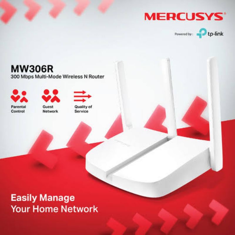 Jual Mercusys MW306R Multi-Mode Wireless N Router 300Mbps modem ...