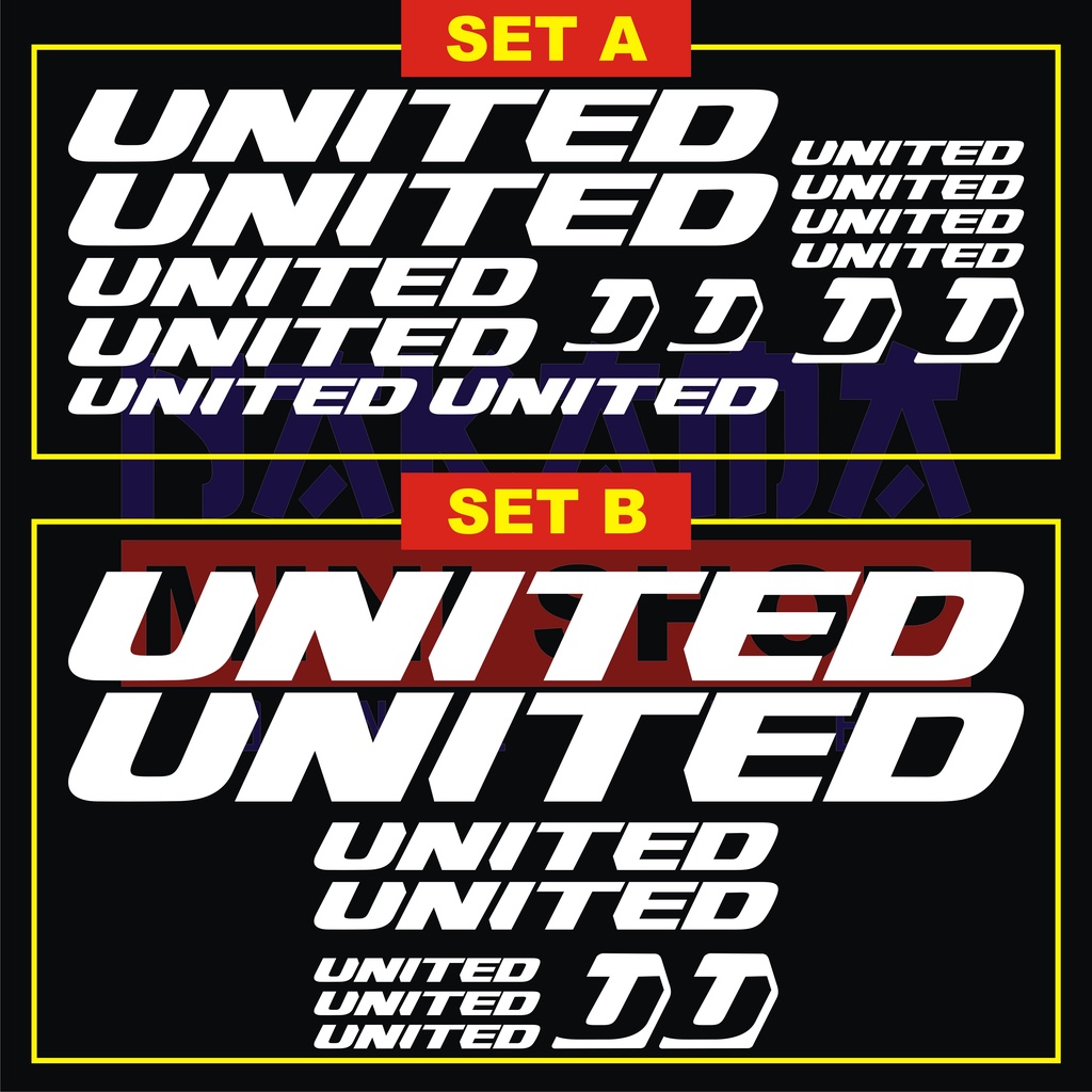 Jual cutting sticker frame sepeda united | Shopee Indonesia