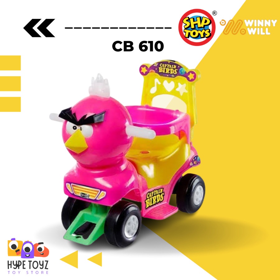 Jual Mainan Anak Tunggang Karakter Burung Crazy Birds 610 SHP TOYS | Shopee Indonesia