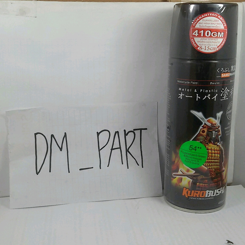 Jual samurai paint cat semprot samurai FLUOROSCENT GREEN HIJAU IJO ...